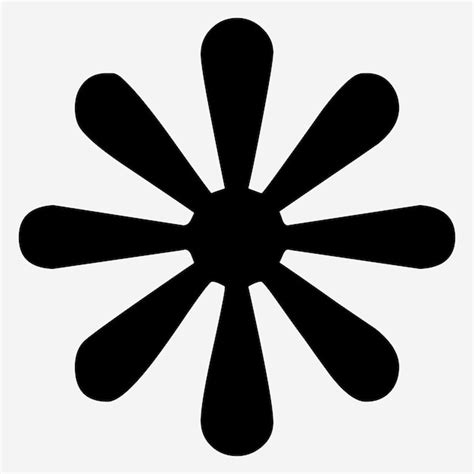 Premium Vector Abstract Geometric Flower Shape Vector Illustration