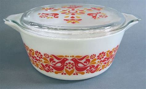 Vintage Pyrex Pattern Library Spring Blossom Green I