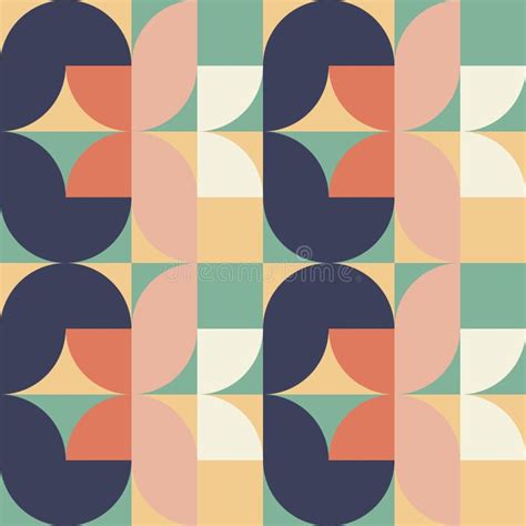 Geometry Abstract Semicircle Seamless Pattern Stock Illustration Illustration Of Shape Banner