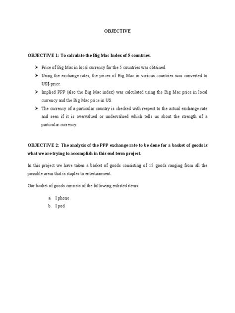 Pdf Analysis Big Mac Index Dokumen Tips