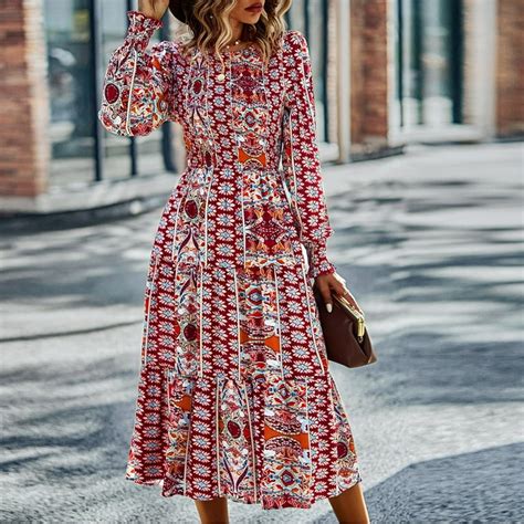 Long Casual Dresses With Sleeves