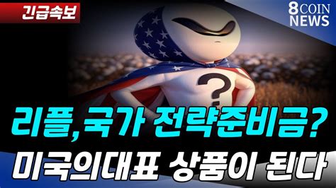 리플 미국 대표적 상품이 되나 Youtube