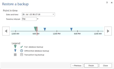 restore a database to a point in time part 2