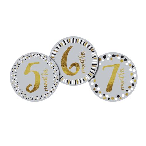 Pearhead Nalepnice Moja Prva Godina Sive Online Prodaja Ananas