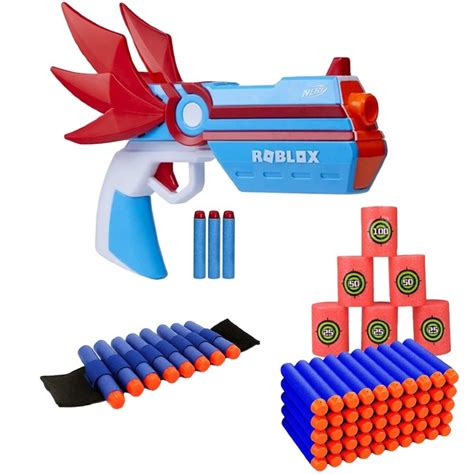 Set Pistol Roblox Mm2 Dartbringer Cu Accesorii Nerf 30x20x5cm 8 Set Pistol Roblox Mm2 Dartbringer Cu Accesorii Nerf 30x20x5cm 8