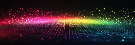 Vibrant Abstract Mosaic Featuring Glowing Pixelated Elements In A Colorful Display Generative Vibrant Abstract Mosaic Featuring Glowing Pixelated Elements In A Colorful Display Generative