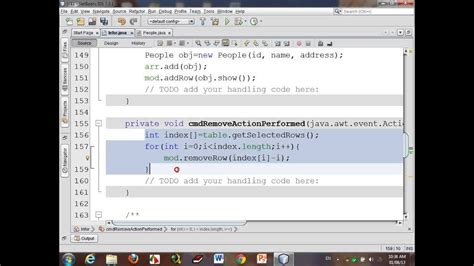 44 Class Work How To Use Jtable Youtube