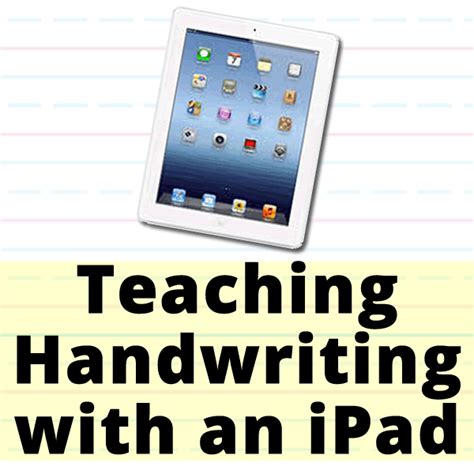 Teaching Your Kid To Write With An IPad