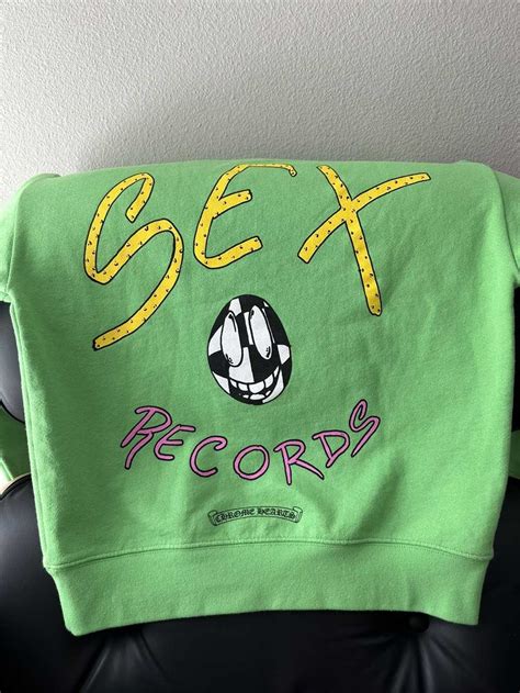 Chrome Hearts Chrome Hearts Sex Records Crewneck Xs Gem
