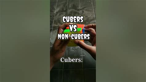 Cubers Vs Non Cubers Cube In A Cube Pattern Rubikcubesolver Youtube