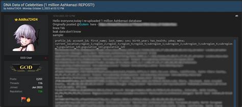 23andme Data Breach Hackers Stole Raw Genotype Data Health Reports