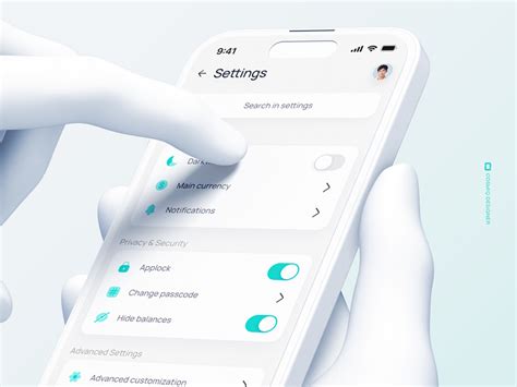Mobile Settings Ui Design By Cosmiq Designer On Dribbble