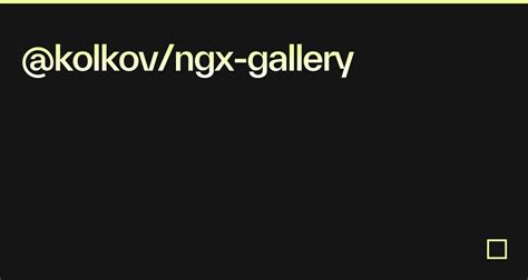 kolkov ngx gallery codesandbox