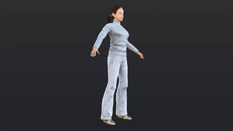 Woman 15 With 52 Animations 32 Morphs 3d Model By Jasirkt