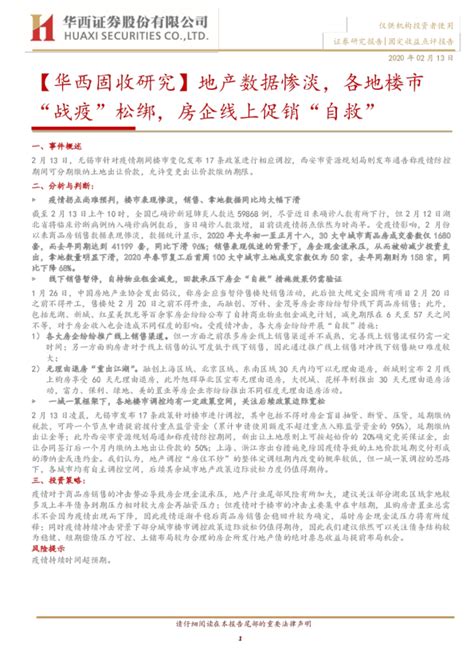 地产数据惨淡，各地楼市“战疫”松绑，房企线上促销“自救”