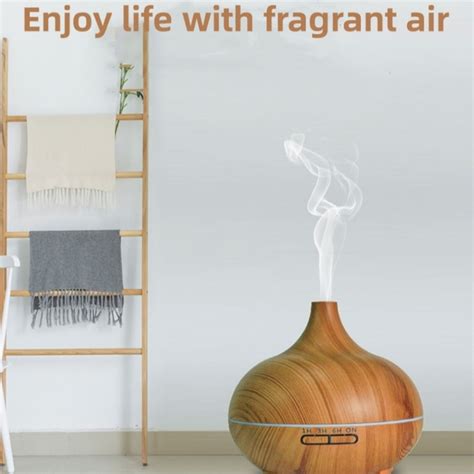 300ml Deep Brown Color Essential Oil Electric Aroma Diffuser For Home