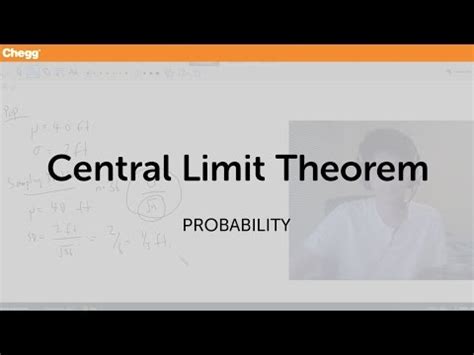 Definition Of Central Limit Theorem Chegg
