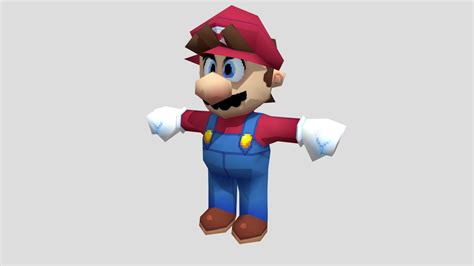 Mario Ps1 Download Free 3d Model By Jadeandpals 14ca8a1 Sketchfab