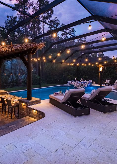 Outdoor Pool House And Kitchen At Glenn Joshua Blog