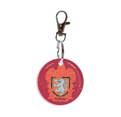 Harry Potter Chibi Gryffindor Crest Circle Shaped Acrylic Keychain