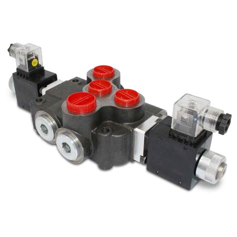 Hydraulic Monoblock Solenoid Directional Control Valve 1 Spool 21 Gpm