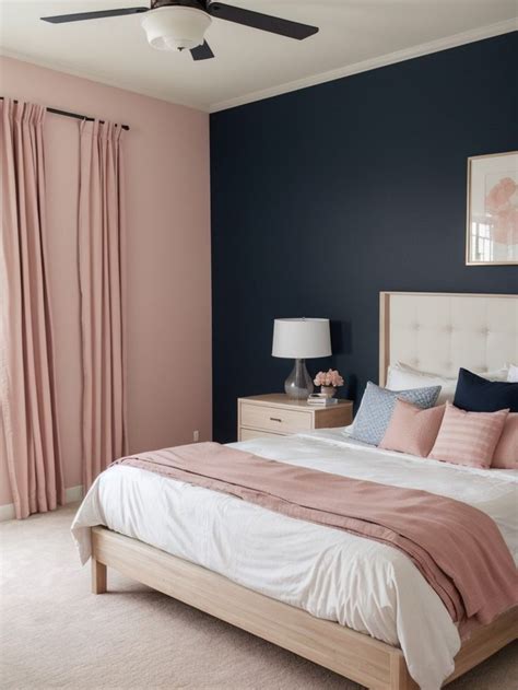 🛏️ Navy Blue And Pink Bedroom Makeover Ideas Blue And Pink Bedroom