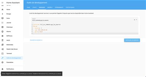 Unable To Find Service Issue Popeen Home Assistant Custom Component TCL Remote GitHub