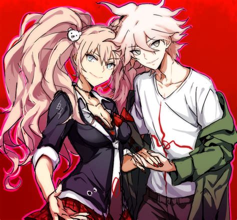 Komaeda Nagito And Enoshima Junko Danganronpa And More Drawn By