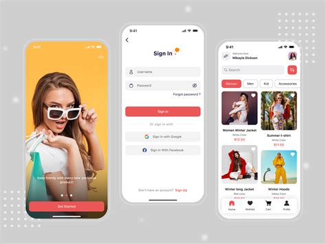 Ecommerce Mobile App Ui Ux Design Concept On Behance