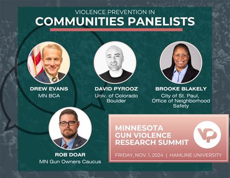 Gunviolenceprevention Communitysafety Mnresearchsummit Publicsafety