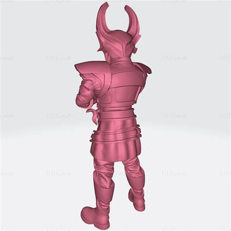 Heimdall Statue 3d Model Ready To Print Stl Obj Fbx