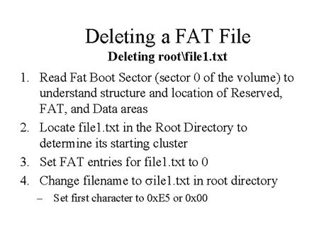 fat structure file allocation table fat file systems