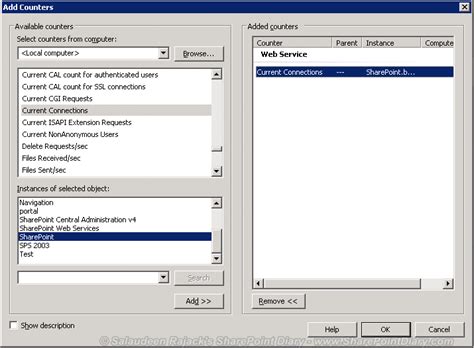 find the number of users currently connected to sharepoint site
