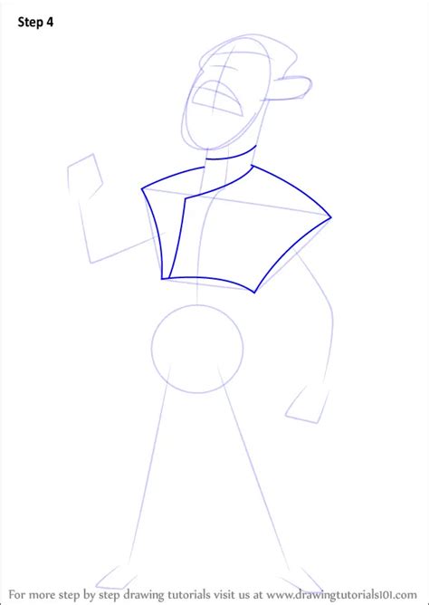 How To Draw Dr Drakken From Kim Possible Kim Possible Step By Step