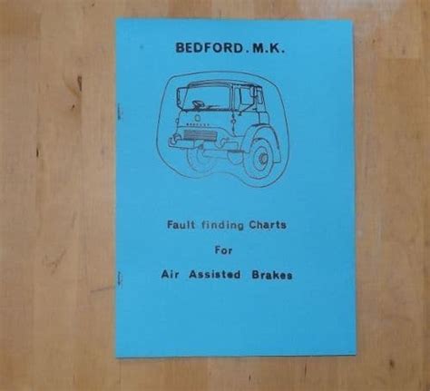 Bedford Mk Fault Finding Chart For Air Asssisted Brakes