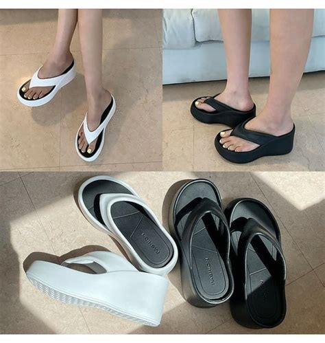 셀러허브여성트랜드패션 Onm 웨지통굽쪼리 키높이 슬리퍼 여름 여성 신발 9cm 슈즈 티몬