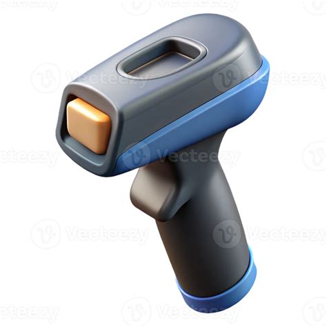 Impressive Vintage Bar Code Scanner With Integrated Handle Detailed