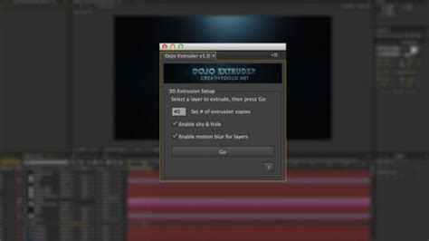 Introducing The Dojo Extruder Script By Creativedojo Creative Dojo