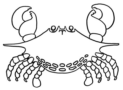 Crab Coloring Pages
