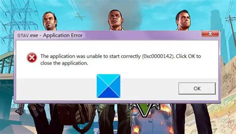 How To Fix Gta 5 Application Error 0Xc0000142 Thewindowsclub