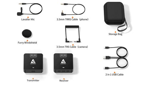 Audio Array Single Channel Ghz Wireless Pocket Microphone System For Vlogging Video