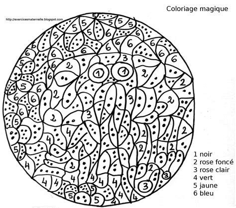Coloriage Magique Dur