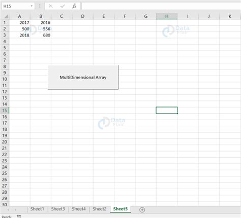 Excel VBA Arrays DataFlair