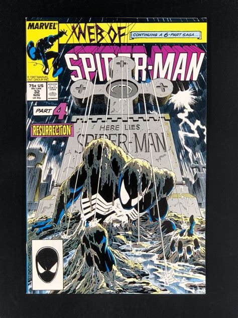 Web Of Spider Man 32 1987 Nm Kravens Last Hunt Story Arc Pt 4