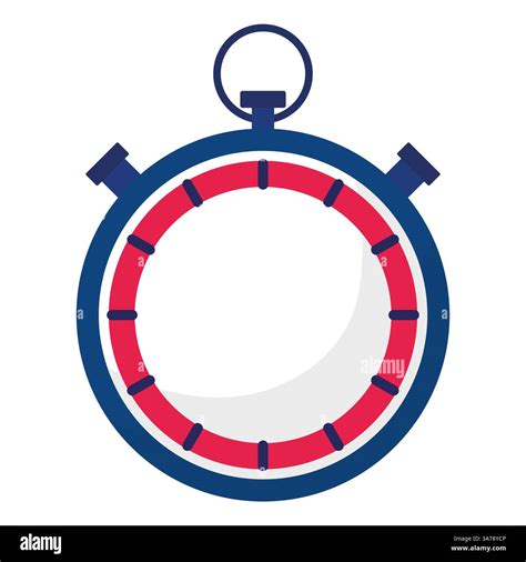 Stopwatch Countdown Icon Empty Timer Shape Classic Timepiece Outline