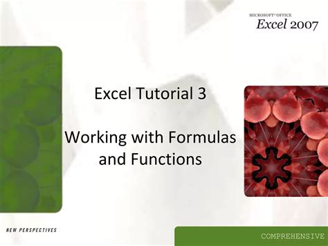 excel formulas ppt desktop publishing computer software and applications