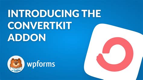 Introducing The ConvertKit Addon By WPForms YouTube