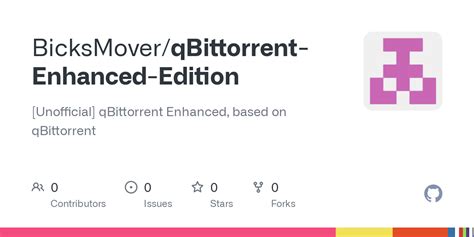GitHub BicksMover QBittorrent Enhanced Edition Unofficial QBittorrent Enhanced Based On