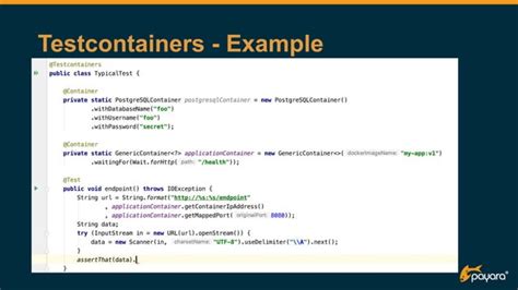 Finally Easy Integration Testing With Testcontainers Ppt