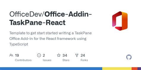 Github Officedevoffice Addin Taskpane React Template To Get Start Started Writing A Taskpane